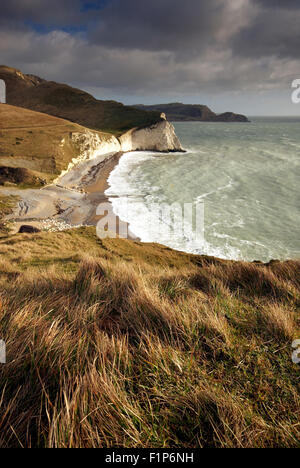 Arish Mell in the Lulworth Army Range on Dorset's Jurassic Coast ...