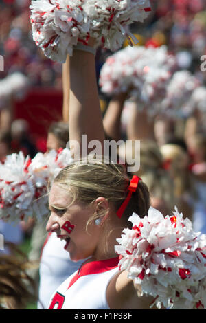 Piscataway, NJ, USA. 05th Sep, 2015. Rutgers Scarlet Knights linebacker ...