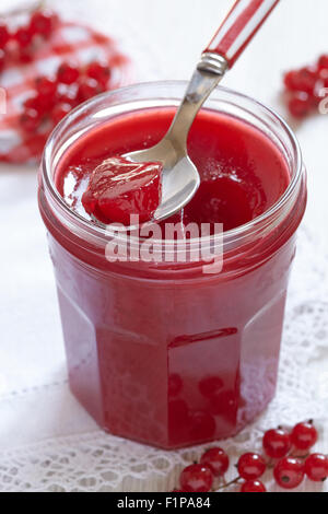 Red currant jelly Stock Photo - Alamy