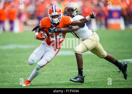 Clemson wide receiver Ray-Ray McCloud (34) during the NCAA college ...