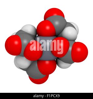 Calcium edetate (calcium EDTA) drug molecule Medically used in ...