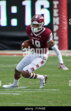 September 5, 2015: Temple Owls wide receiver Robby Anderson (19) gets ...