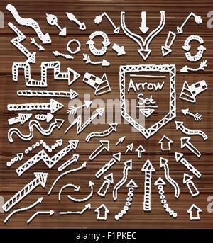 Hand drawn doodle icons on paper illustration Stock Vector Image & Art ...