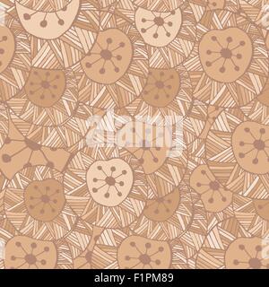 Tribal seamless pattern. Native hand drawn ornament background ...