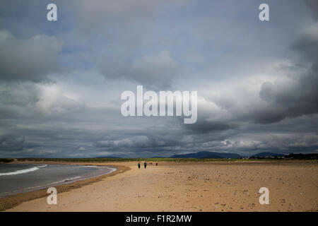 golden strand Barnynagappul Strand Achill Island County Mayo Ireland ...