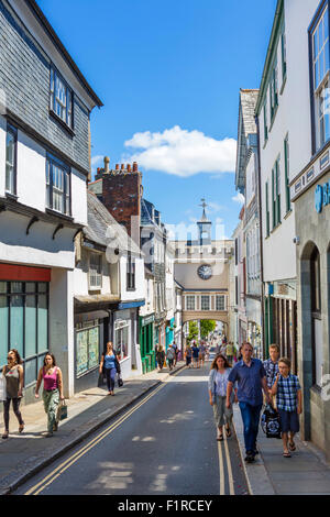 Totnes High Street Stock Photo - Alamy