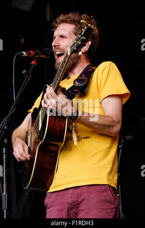 Brian Briggs of Stornoway performing on stage during the 40th ...