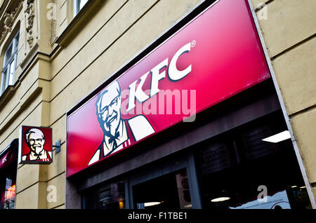 KFC logo display Stock Photo - Alamy