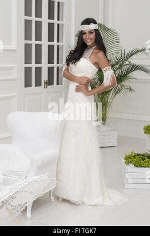 The model Patricia Rodríguez, runner-up in Miss Universe 2013, presents ...