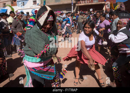 During the celebration of Tinku, fights start among the attendees ...