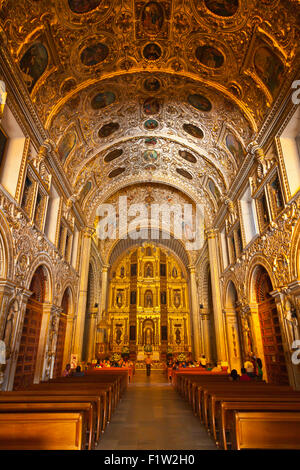 The interior of SANTA DOMINGO CHURCH built in 1575 is a great example ...
