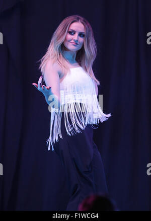 Perrie Edwards of Little Mix on stage at the Capital FM Jingle Bell ...