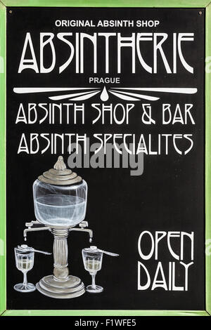 Absintherie in Prague Stock Photo - Alamy