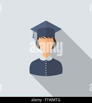 head student graduation with uniform Stock Vector Image & Art - Alamy