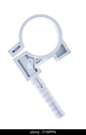 fixation item for pipes isolated Stock Photo - Alamy
