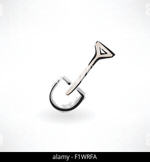 shovel grunge icon Stock Vector Image & Art - Alamy