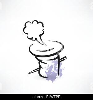 Magic hat icon. Simple illustration of magic hat vector icon for any ...