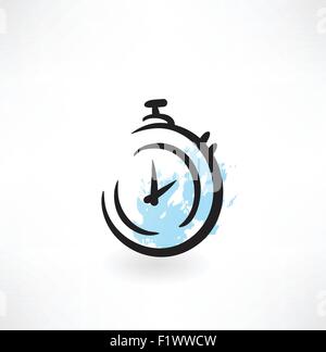 Grunge icon - Stopwatch Stock Vector Image & Art - Alamy