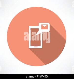 Flat green Message icon Stock Vector Image & Art - Alamy