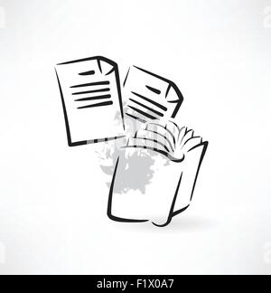 Grunge icon - School bag Stock Vector Image & Art - Alamy