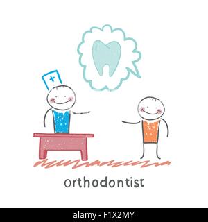 cartoon tooth with speech bubble Stock Vector Image & Art - Alamy