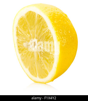 The fresh lemon isolated on a white background Stock Photo - Alamy