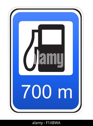 Caution Diesel Fuel Sign On White Background Stock Vector Image & Art ...