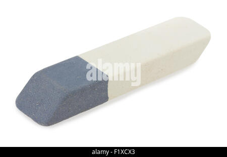 eraser on a white background Stock Photo - Alamy