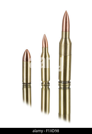 set of bullets on white background Stock Photo - Alamy