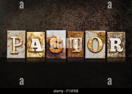 The word PASTOR concept written in colorful abstract typography Stock ...