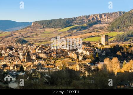 France, Lozere, Chanac, general view Stock Photo - Alamy