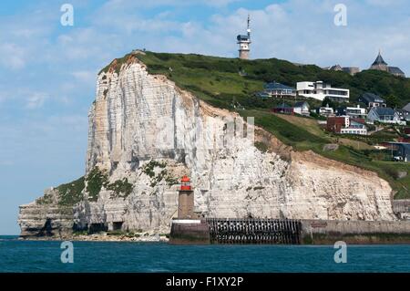 Fecamp harbour, Cap Fagnet, Seine-Maritime, Normandy, France, Europe ...