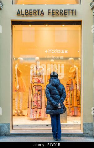 Italian fashion designer Alberta Ferretti presents the new Alitalia's ...