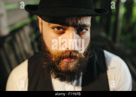 man in a hangar with subdued light Stock Photo - Alamy