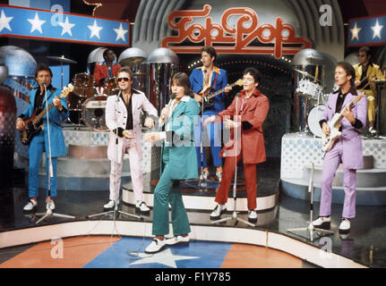 SHOWADDYWADDY UK pop group about 1975 Stock Photo - Alamy