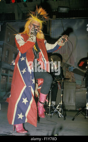 SIGUE SIGUE SPUTNIK UK pop group founder Tony James about 1982. Photo ...