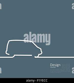 Minibus taxi icon, flat style Stock Vector Image & Art - Alamy