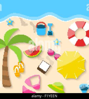summer time holiday background Stock Vector Image & Art - Alamy