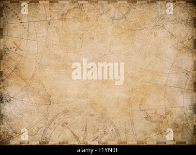 old nautical map background Stock Photo - Alamy