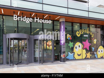 bbc quay house and bridge house buildings at mediacityuk salford ...