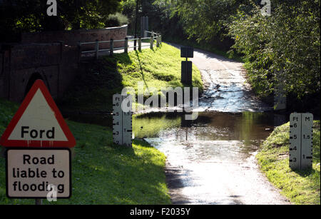 The ford, Kempsey, Worcestershire, England, UK Stock Photo - Alamy