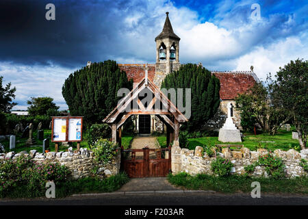 At Thorley, Isle of Wight, is the site of a church abandoned in 1871 ...