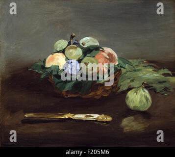 Edouard Manet - Basket of Fruit Stock Photo - Alamy