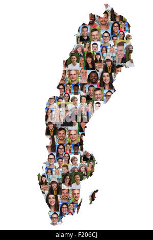 Sweden map multicultural group of people integration immigration ...