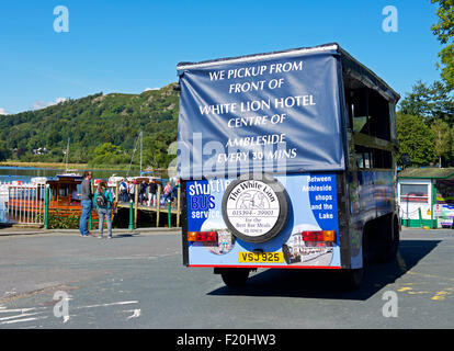 Ambleside Shuttle Bus. Waterhead, Ambleside, Lake District National ...