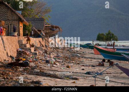 Beach on Pantar Island Alor Archipelago Lesser Sunda Islands Indonesia ...