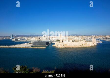 France, Bouches du Rhone, Marseille, Euromediterranee, the Palais du ...