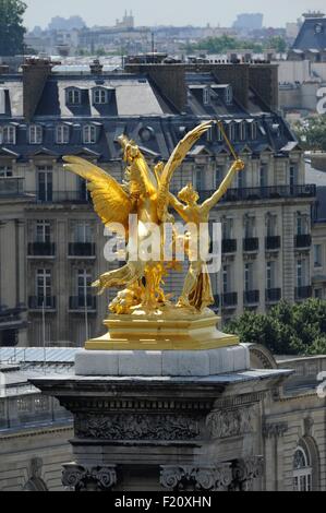aerial view of the bridge Alexandre III in Paris Stock Photo - Alamy