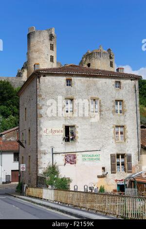 France, Charente, Saint Germain de Confolens, the village and the ...