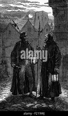Watchmen were organized groups of men, usually authorized by a state ...